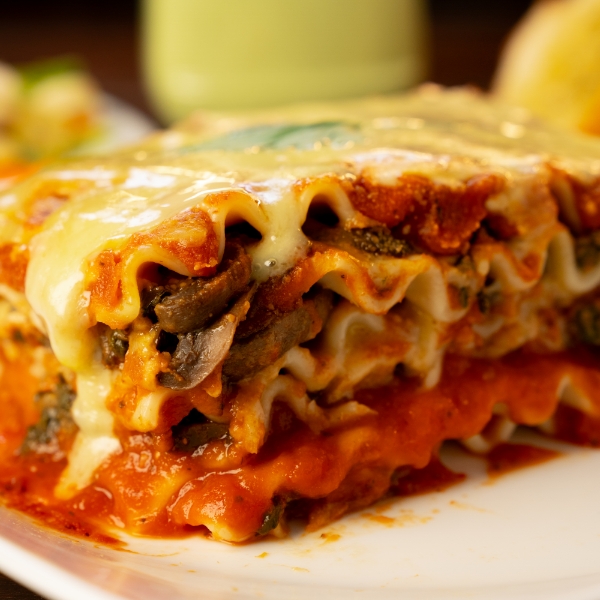 Lasagna de Espinacas con Champiñones – El sabor de
