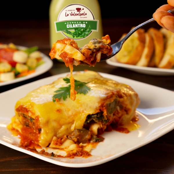 Lasagna de Berenjenas, Champiñones y Espinacas Vegano – El sabor de