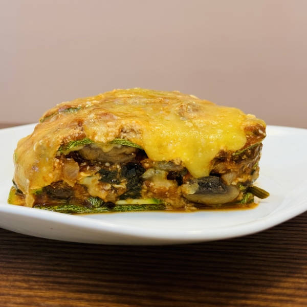 Lasagna Espinacas Champiñones Light – El sabor de